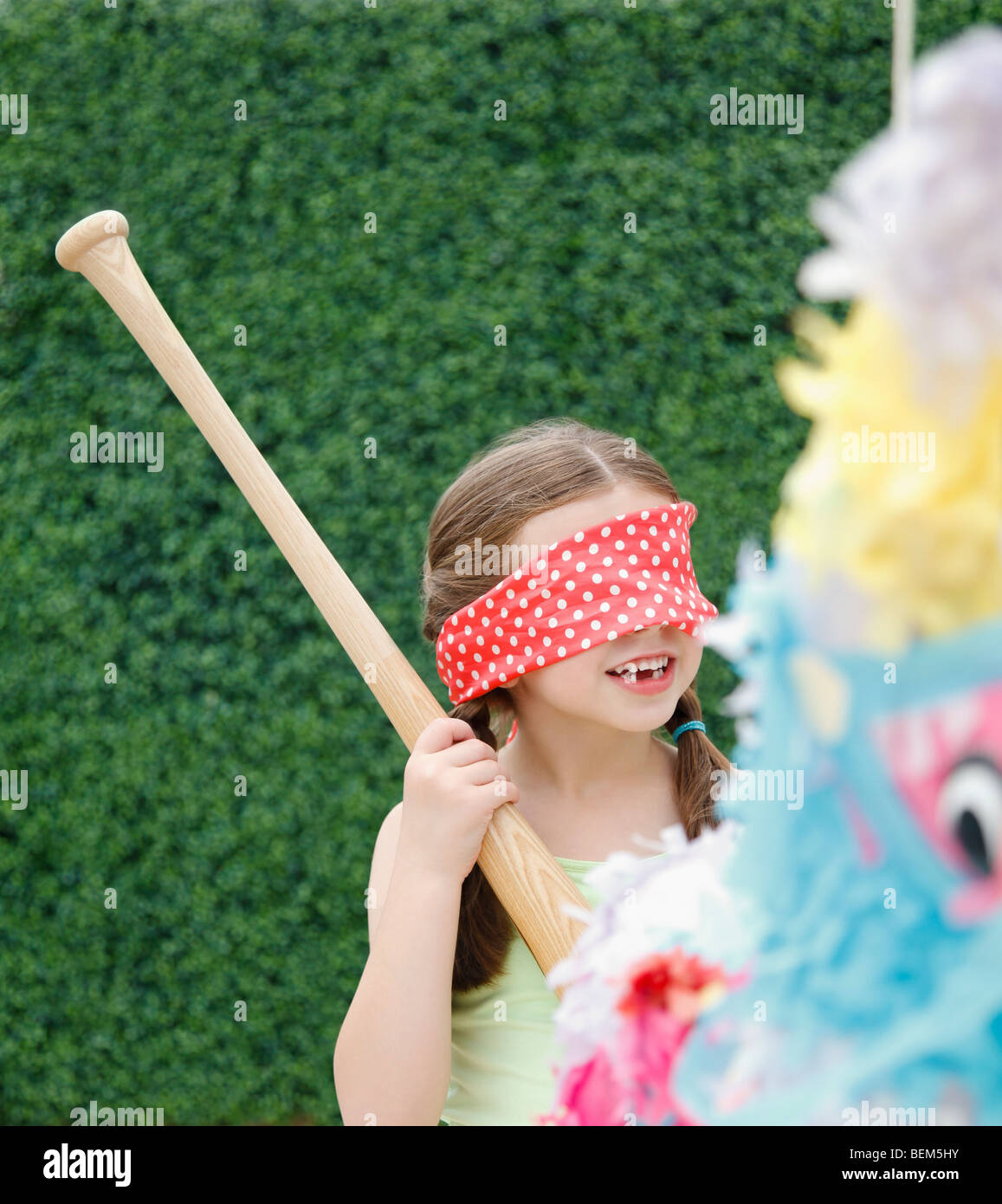 Child with pinata Stock Photo - Alamy
