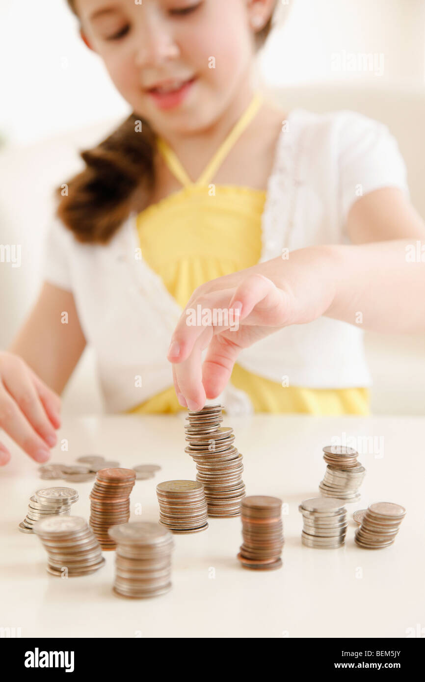 Children play with money hi-res stock photography and images - Alamy