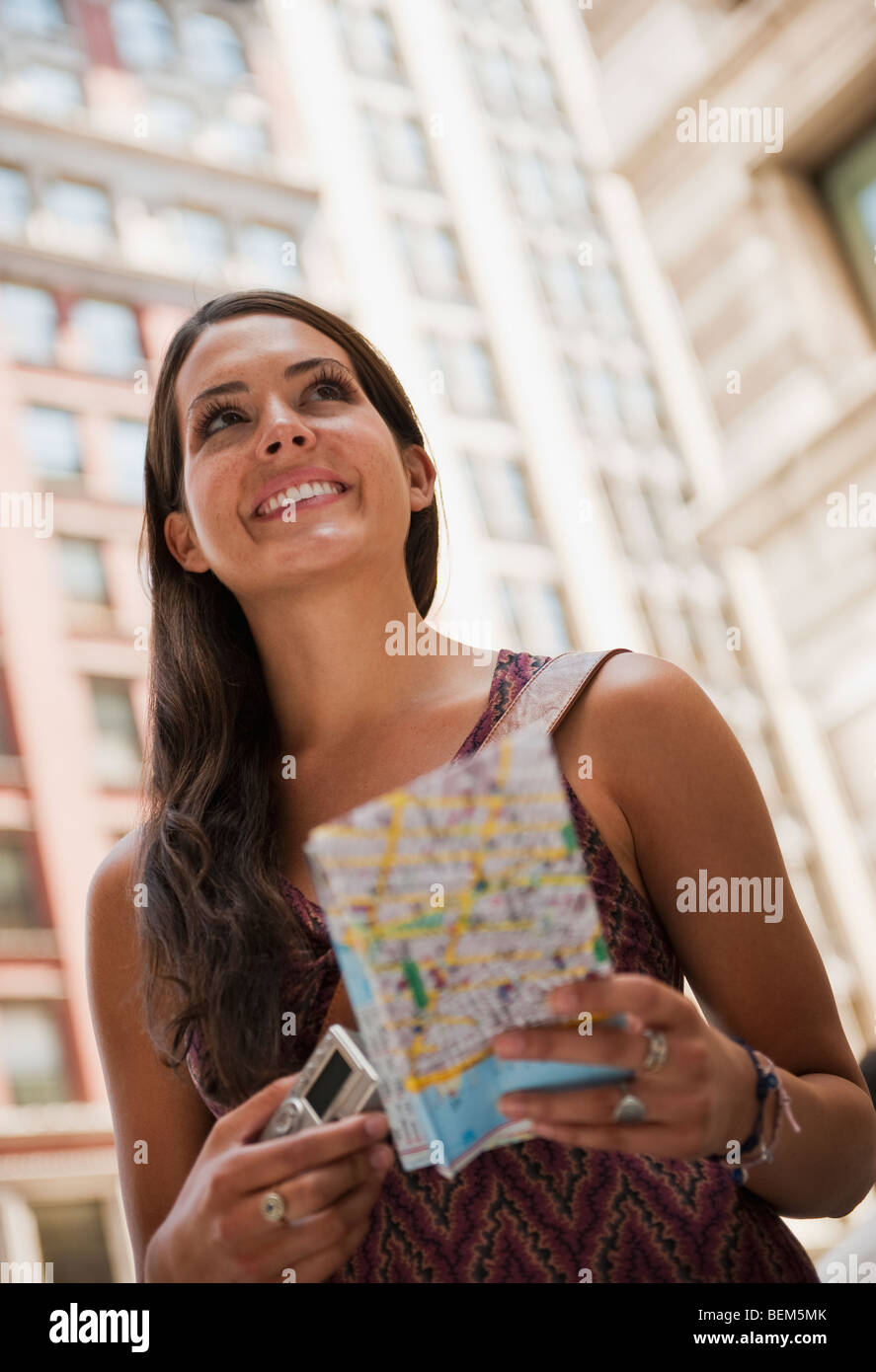 Beautiful woman smiles camera hi-res stock photography and images - Alamy