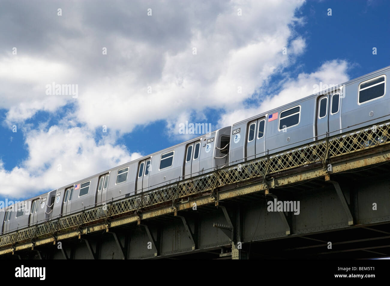 Above ground subway Stock Photo - Alamy