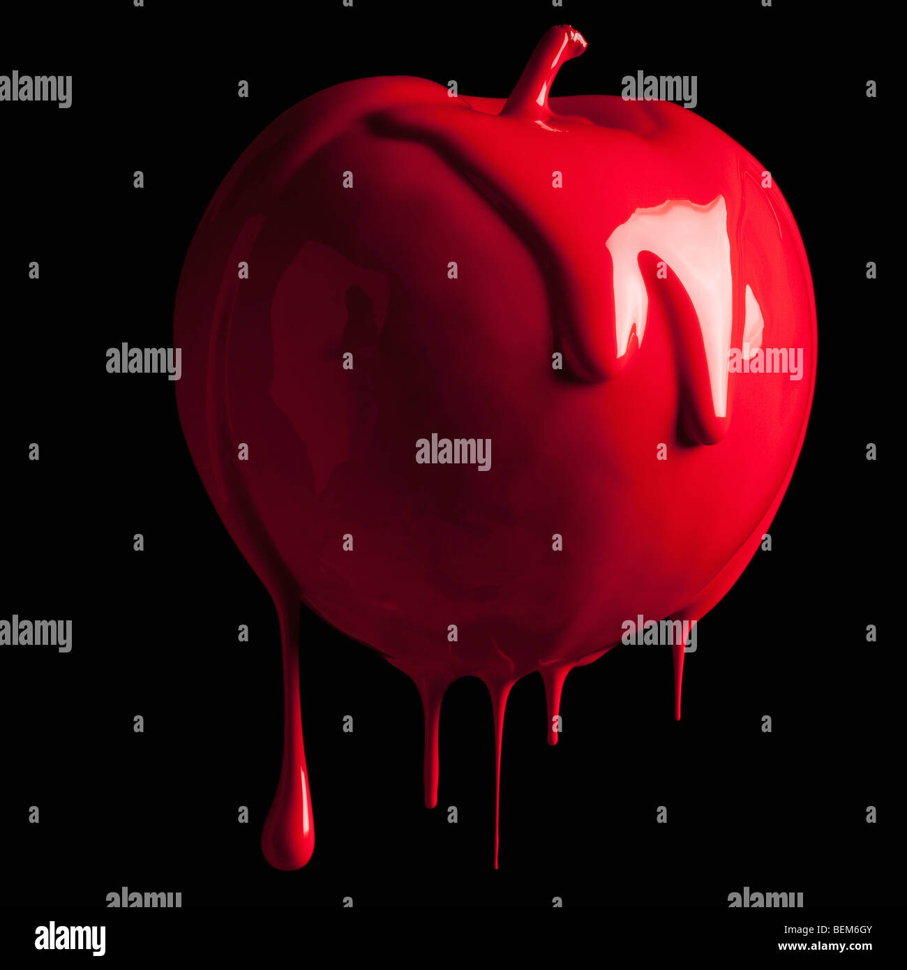 Dripping apple hi-res stock photography and images - Alamy