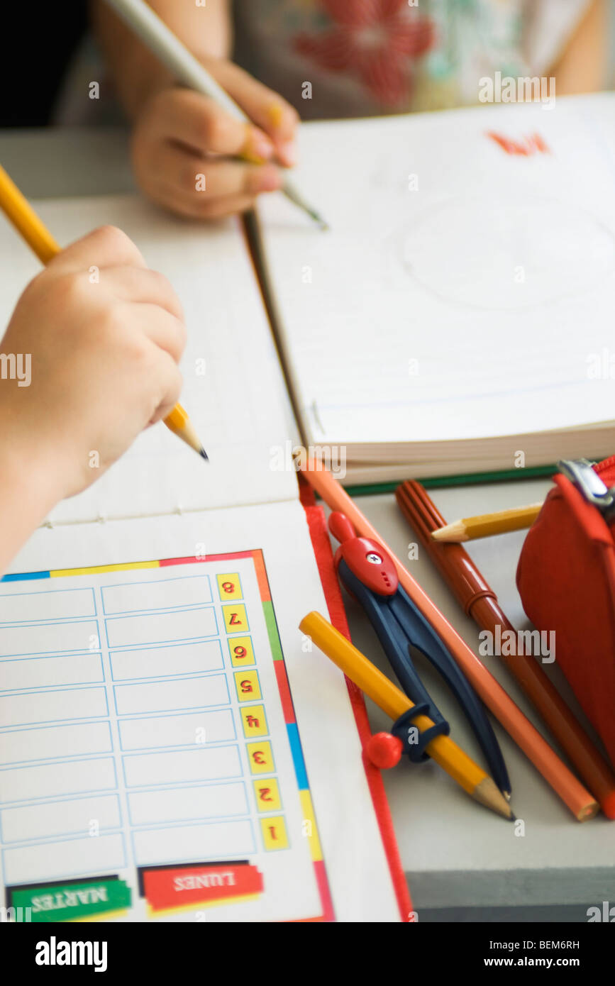 Homework planner child hi-res stock photography and images - Alamy