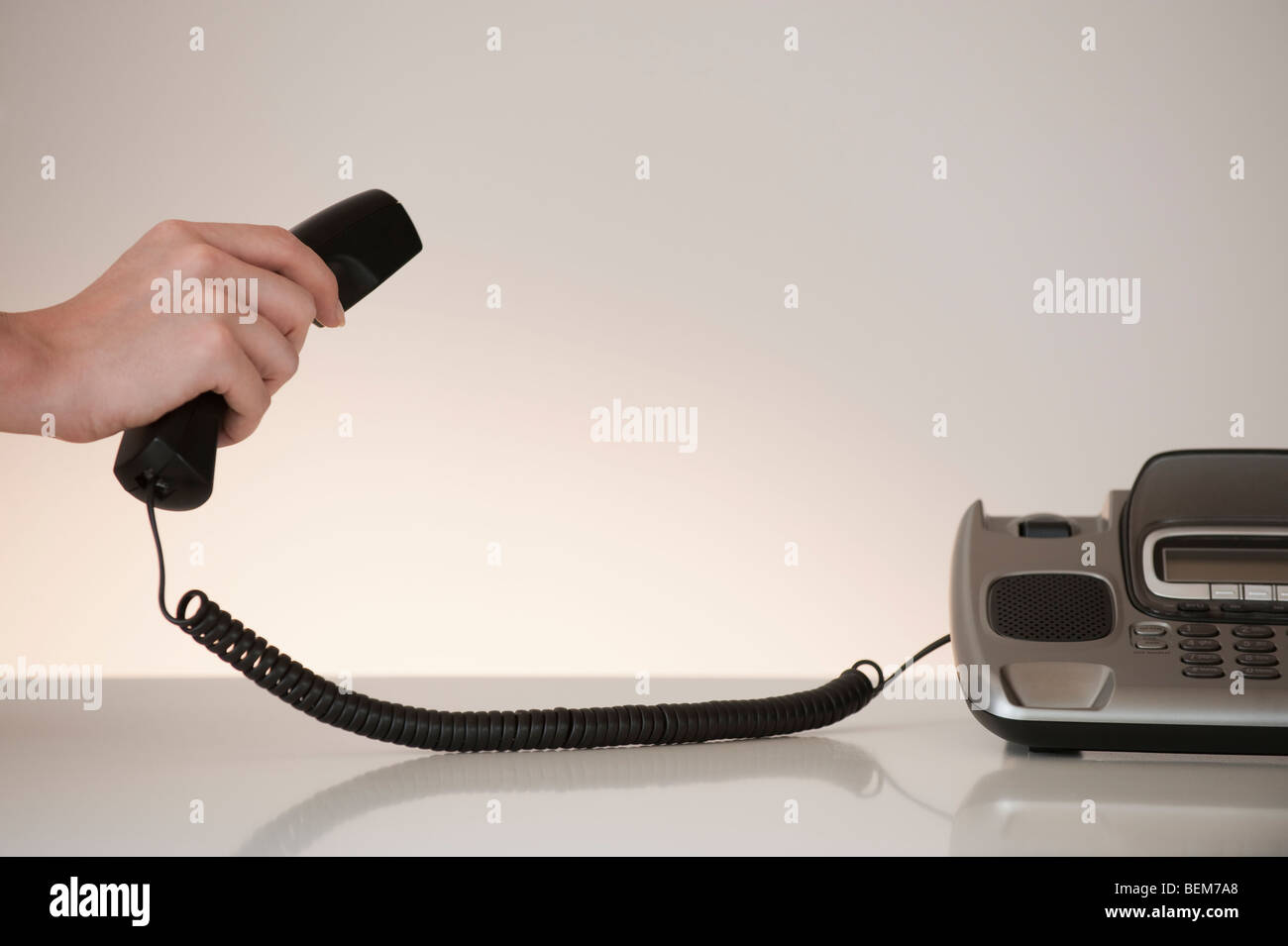 Hang up phone hi-res stock photography and images - Alamy