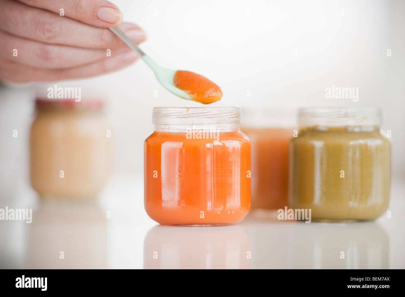 Baby feeding assortment hi-res stock photography and images - Alamy