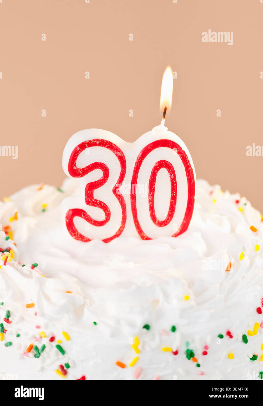 Birthday for thirty years old Stock Photo - Alamy