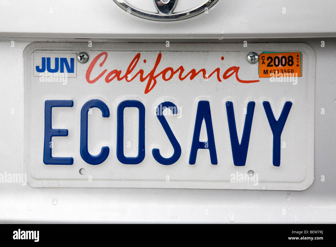 California license plate hi-res stock photography and images - Alamy