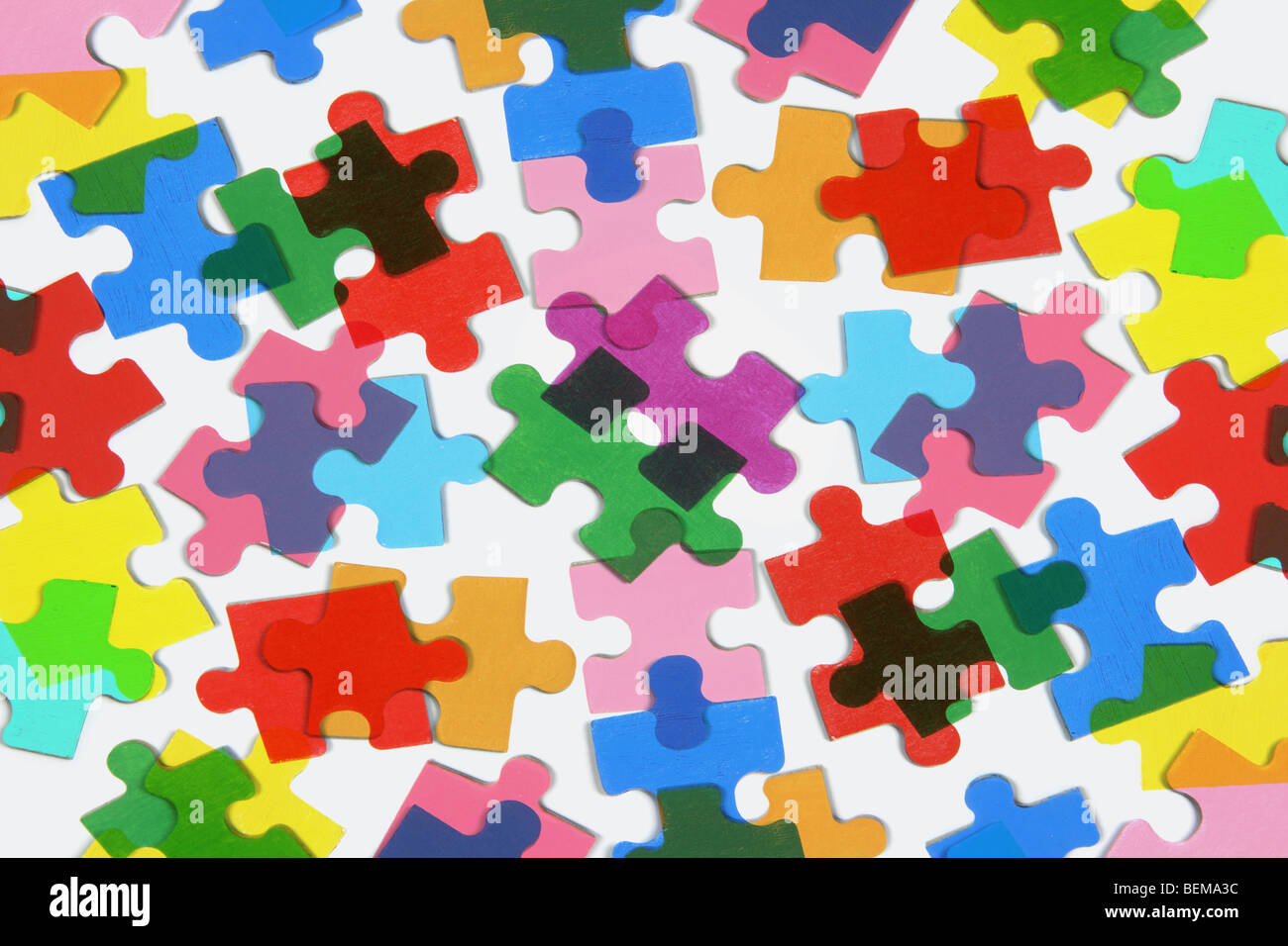 Jigsaw Puzzle Pieces Stock Photo - Alamy