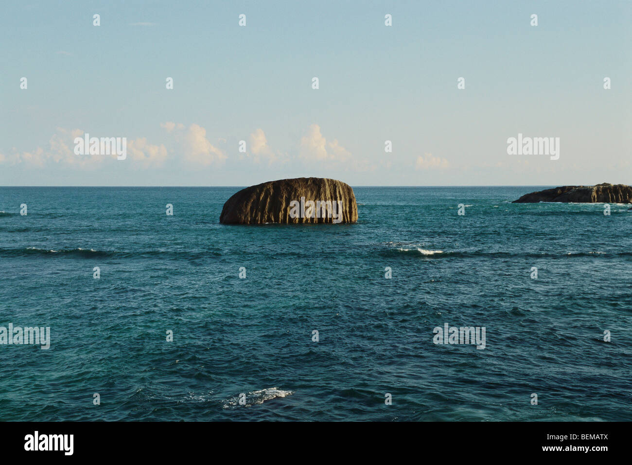 Seascape with rock formations Stock Photo - Alamy