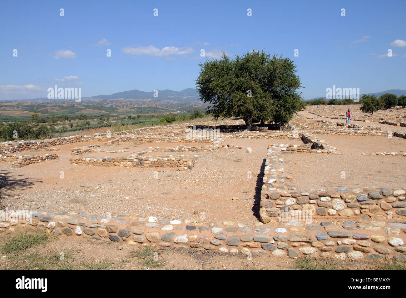 Olynthos ancient Greek city archaeological remains northern Greece ...