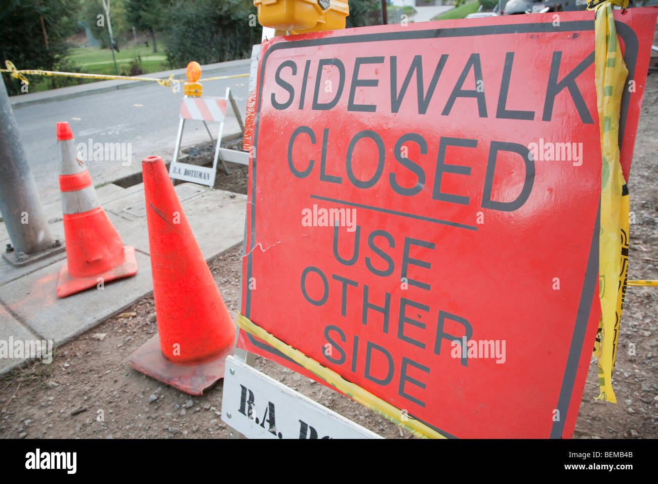 Signpost beside the road hi-res stock photography and images - Alamy