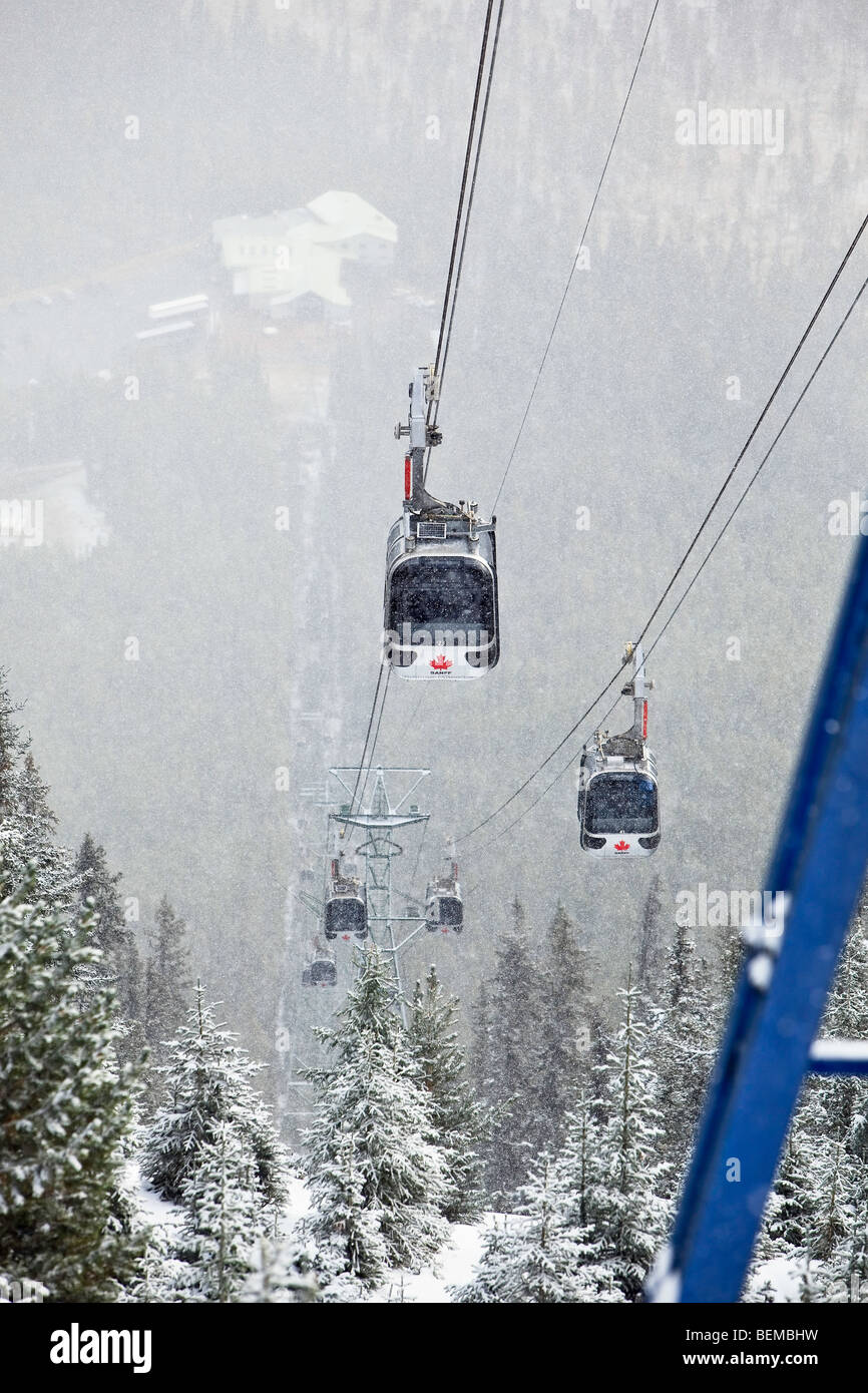 Banff aerial tram hi-res stock photography and images - Alamy