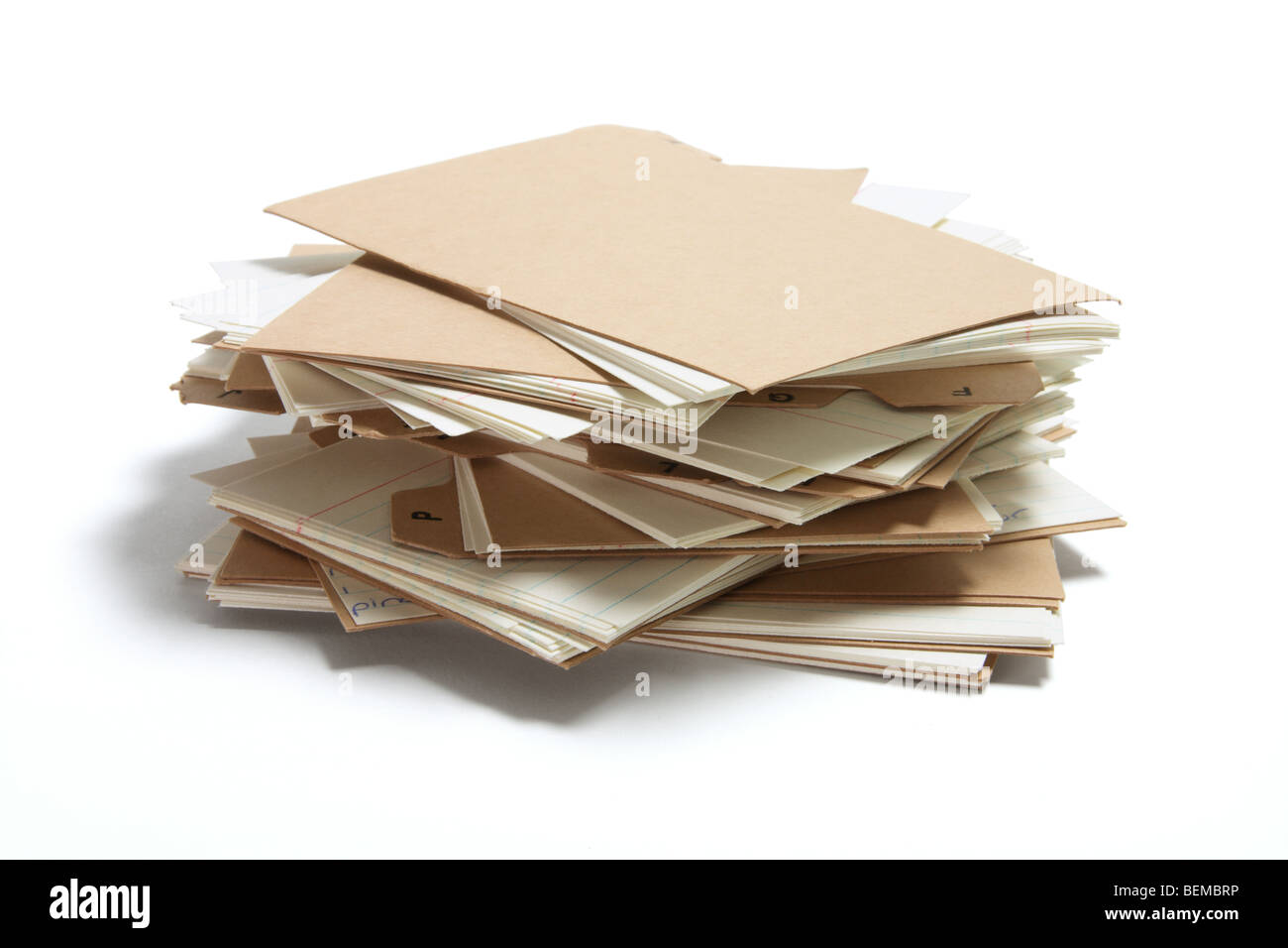 Filing Cards High Resolution Stock Photography and Images - Alamy