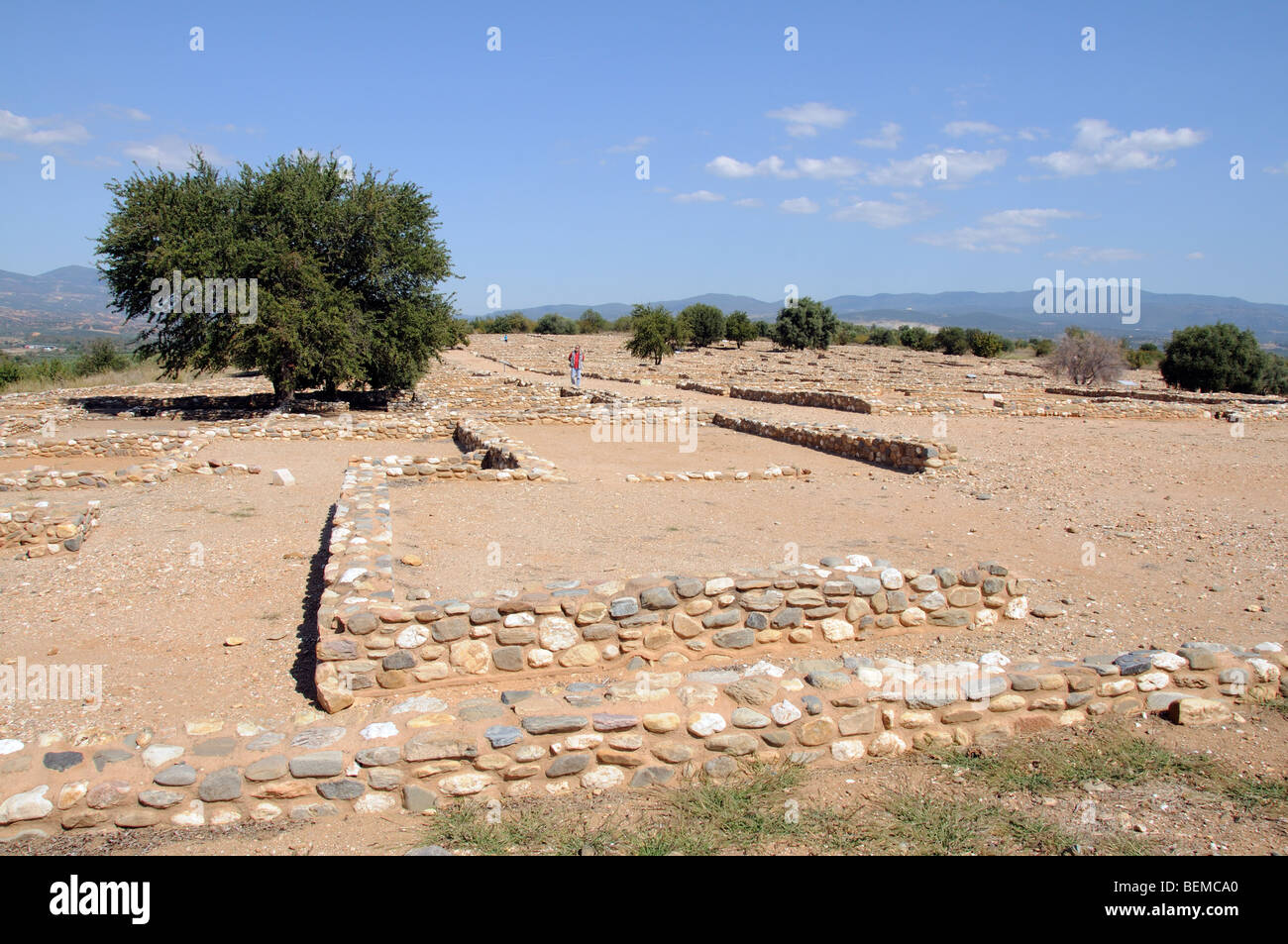 Olynthos ancient Greek city archaeological remains northern Greece ...