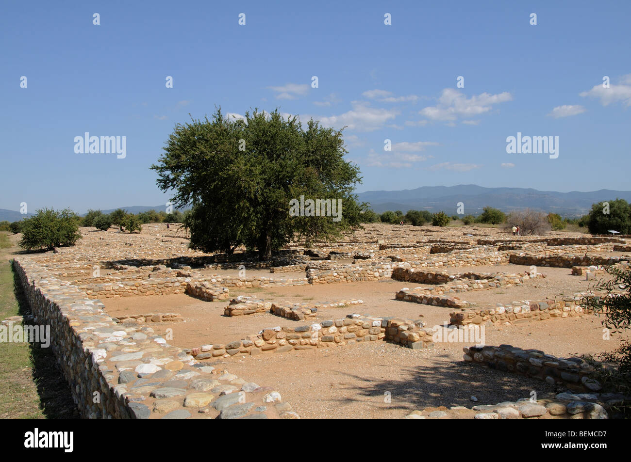 Olynthos ancient Greek city archaeological remains northern Greece The ...
