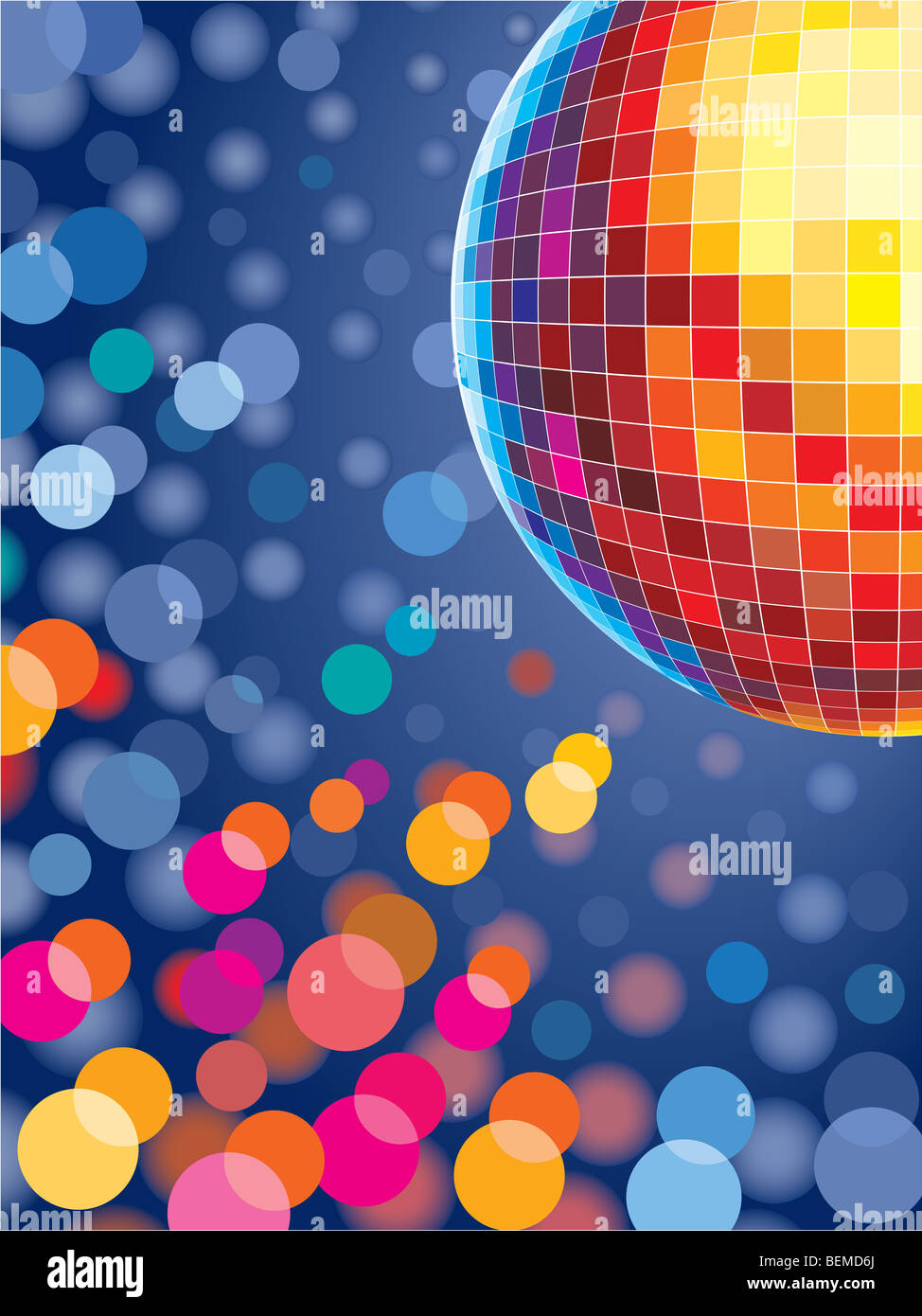 Party disco background with glowing lights Stock Photo - Alamy