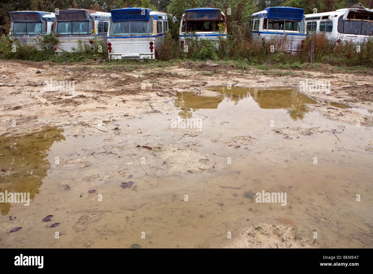 Bus yard hi-res stock photography and images - Alamy