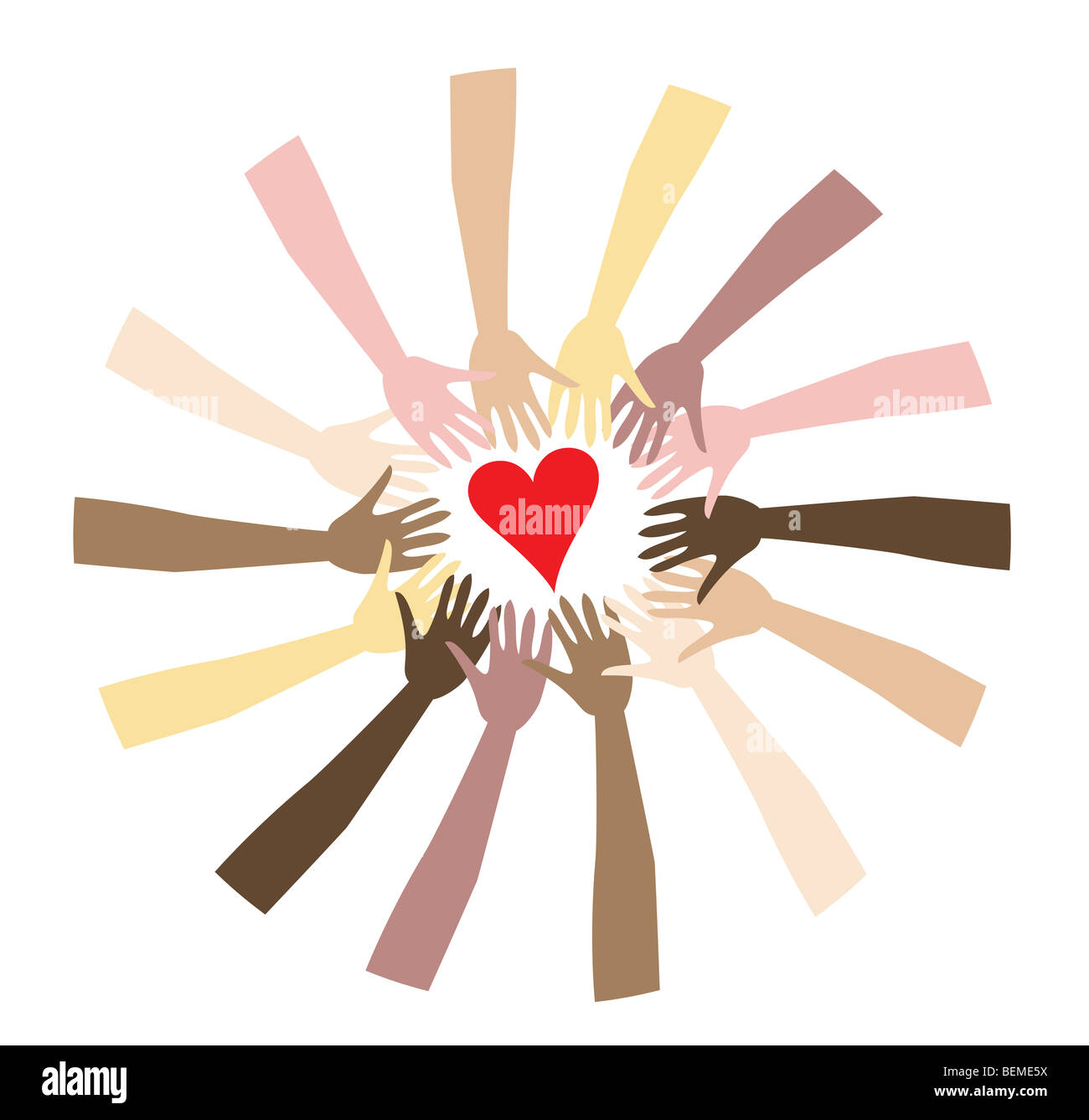 Indian hands yellow Cut Out Stock Images & Pictures - Alamy