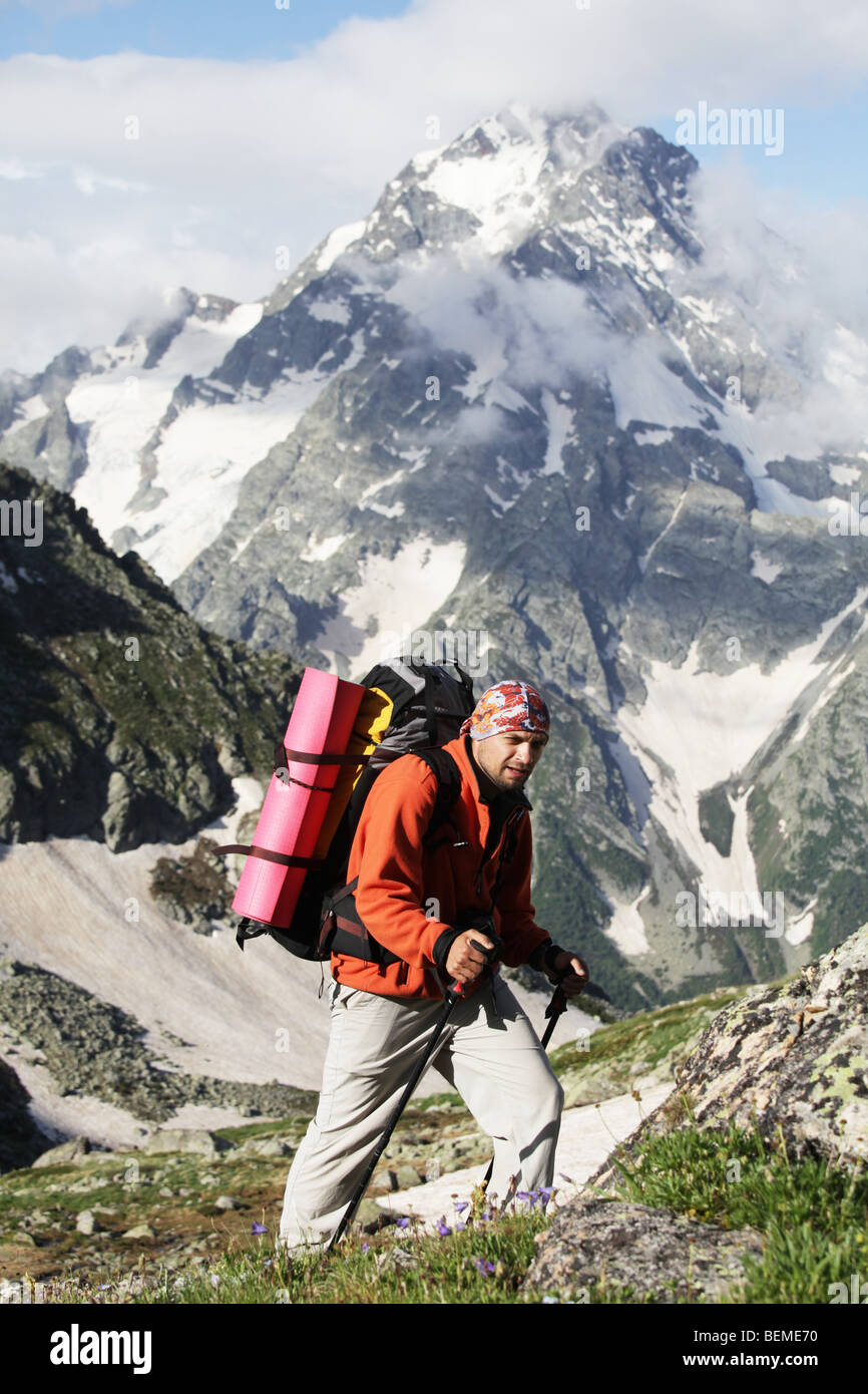 Man in hike Stock Photo - Alamy