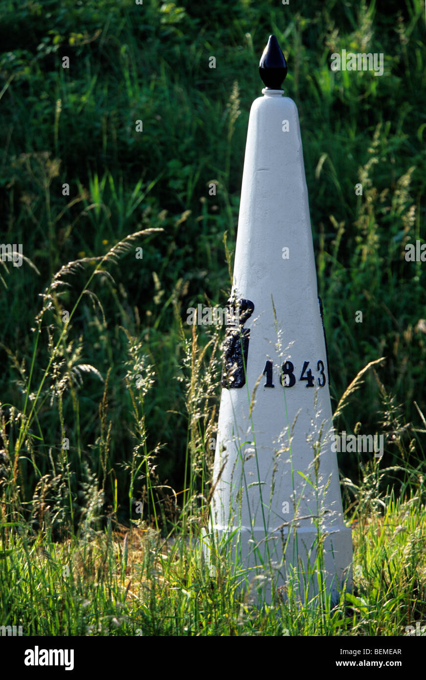 Border post with the Netherlands Stock Photo - Alamy
