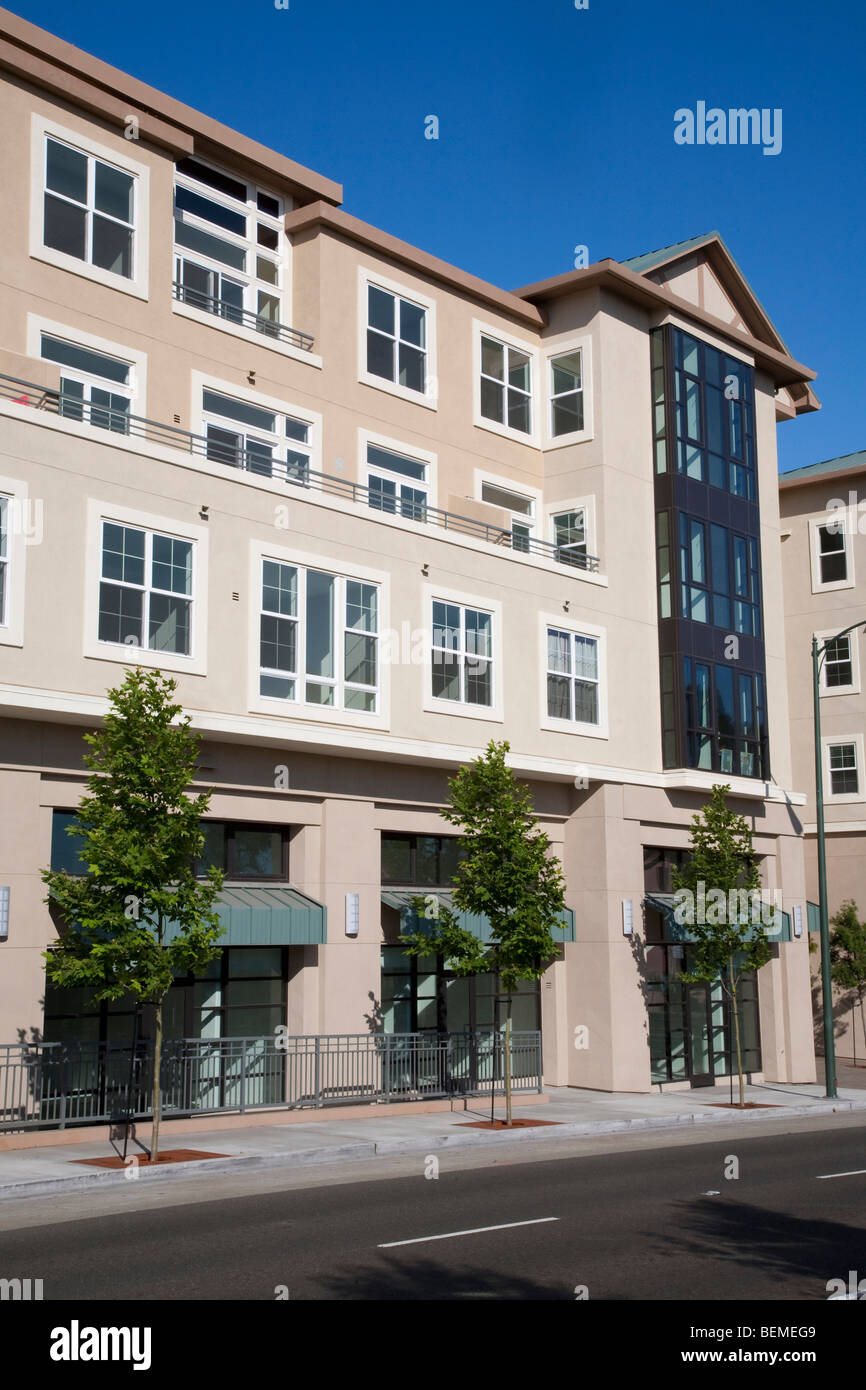 Mixed use housing development (multi use). Residential condominiums and ...