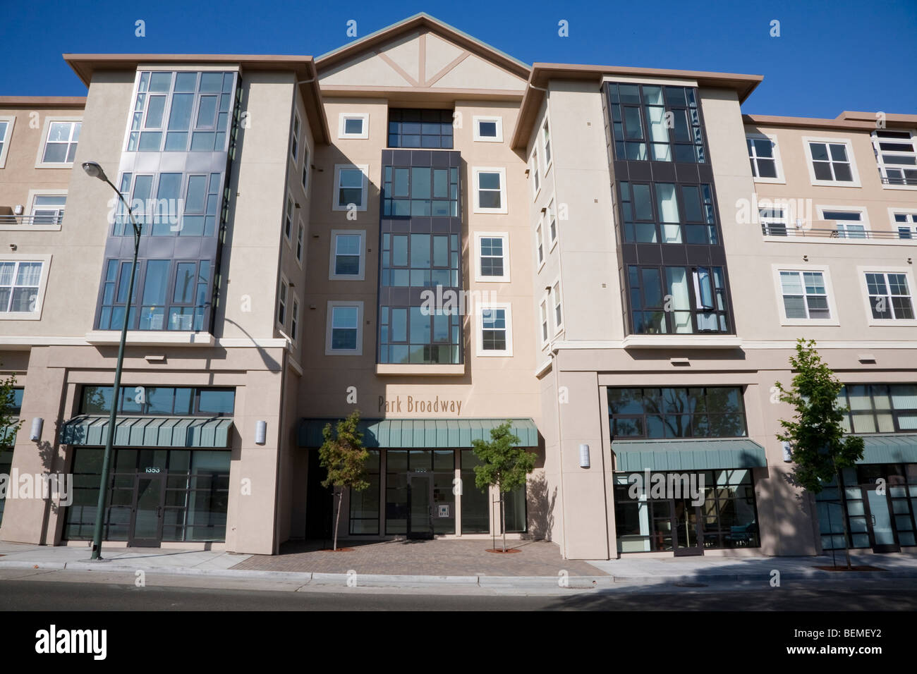 Mixed use housing development (multi use). Residential condominiums and ...