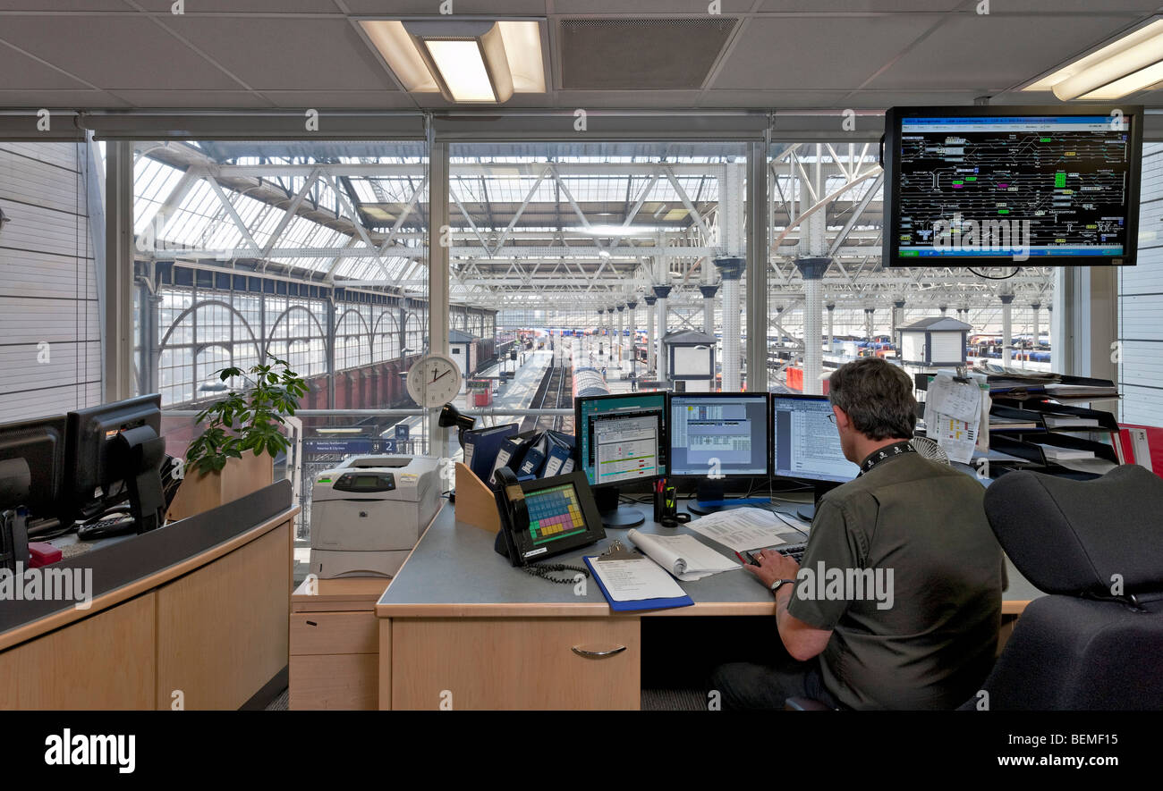 Network Rail Control Centre Stock Photo - Alamy