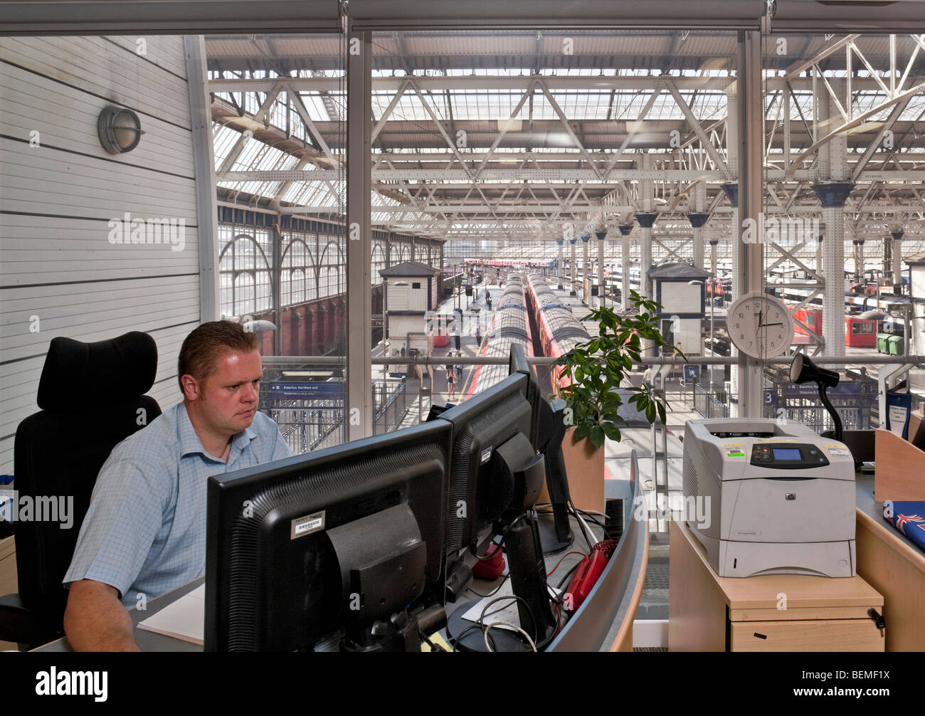 Network Rail Control Centre Stock Photo - Alamy