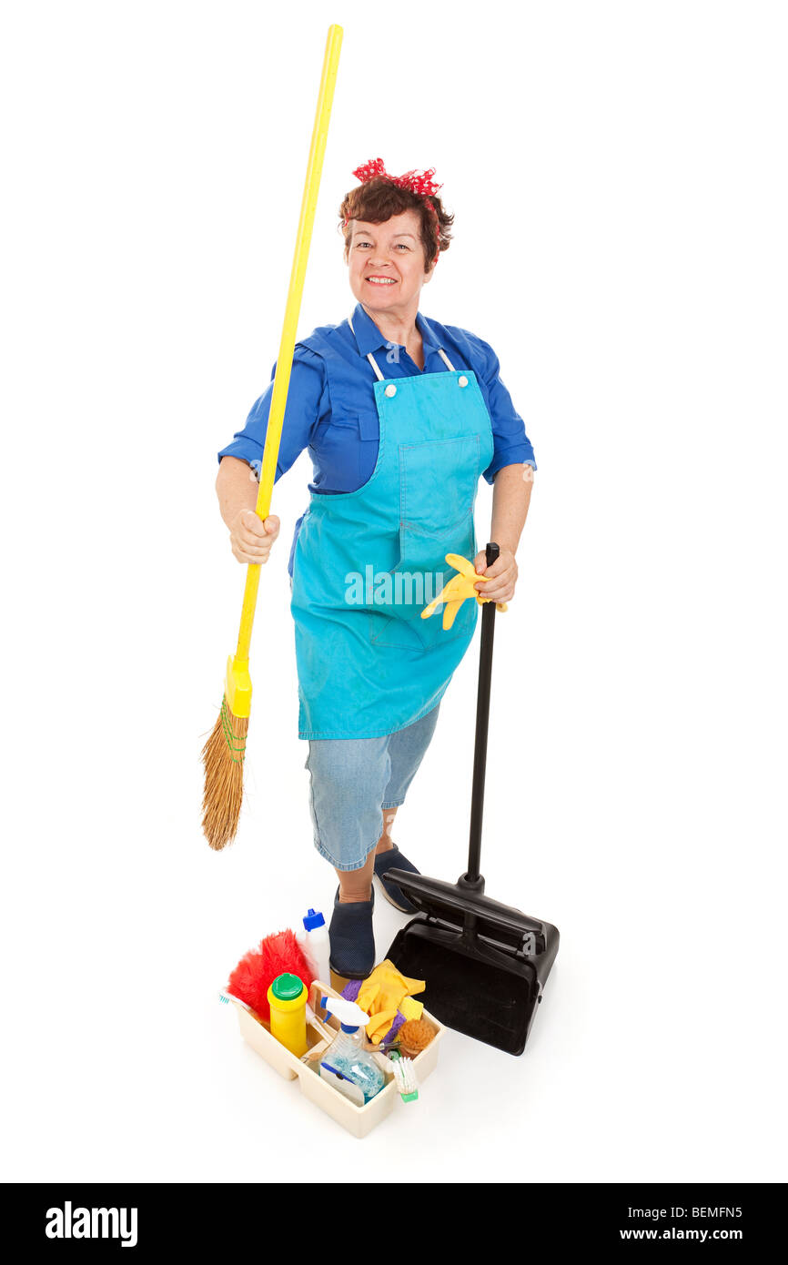 Hispanic middle aged smiling woman Cut Out Stock Images & Pictures - Alamy