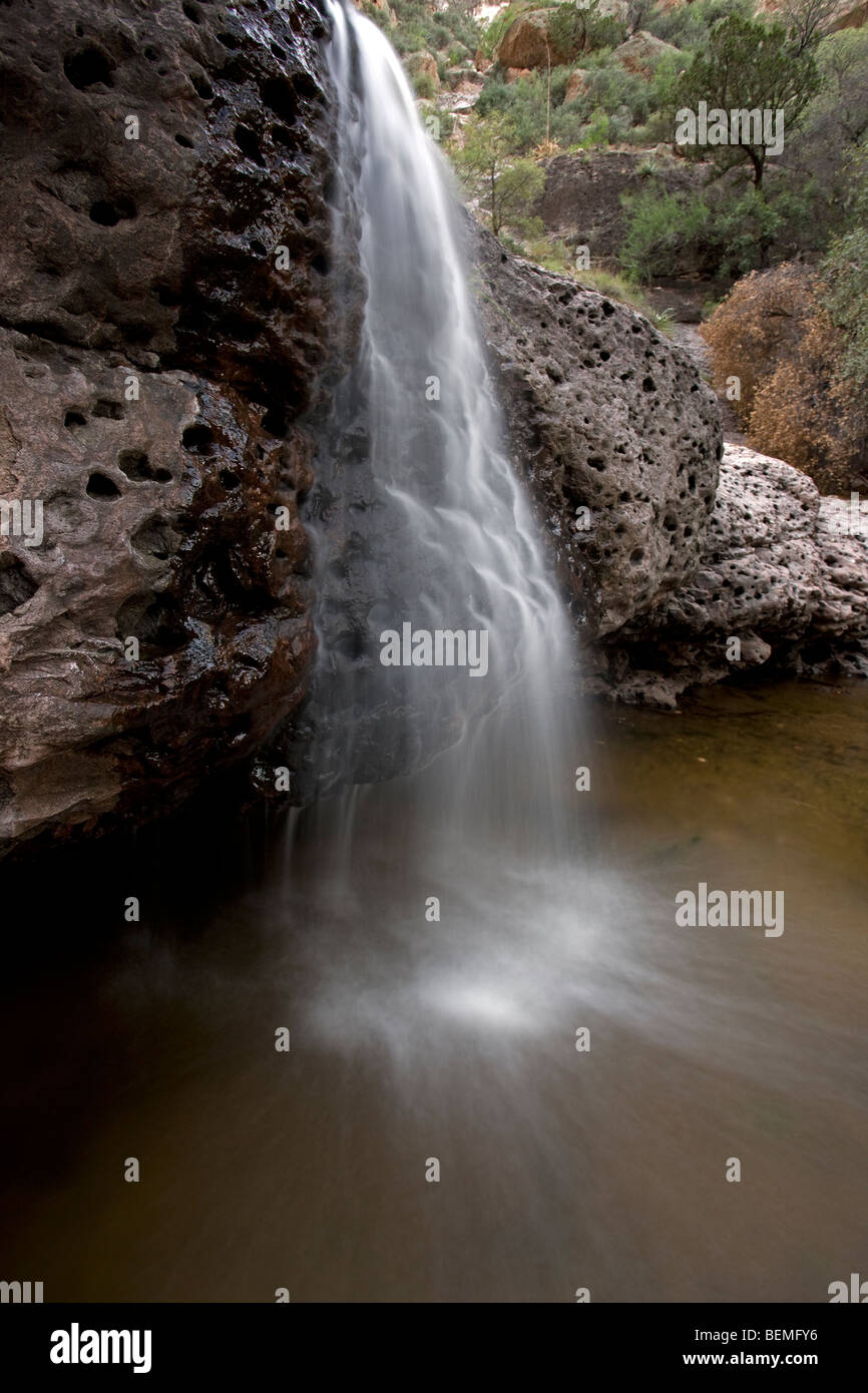 Aravaipa Canyon Wilderness - Waterfall - Arizona - USA - Located about ...