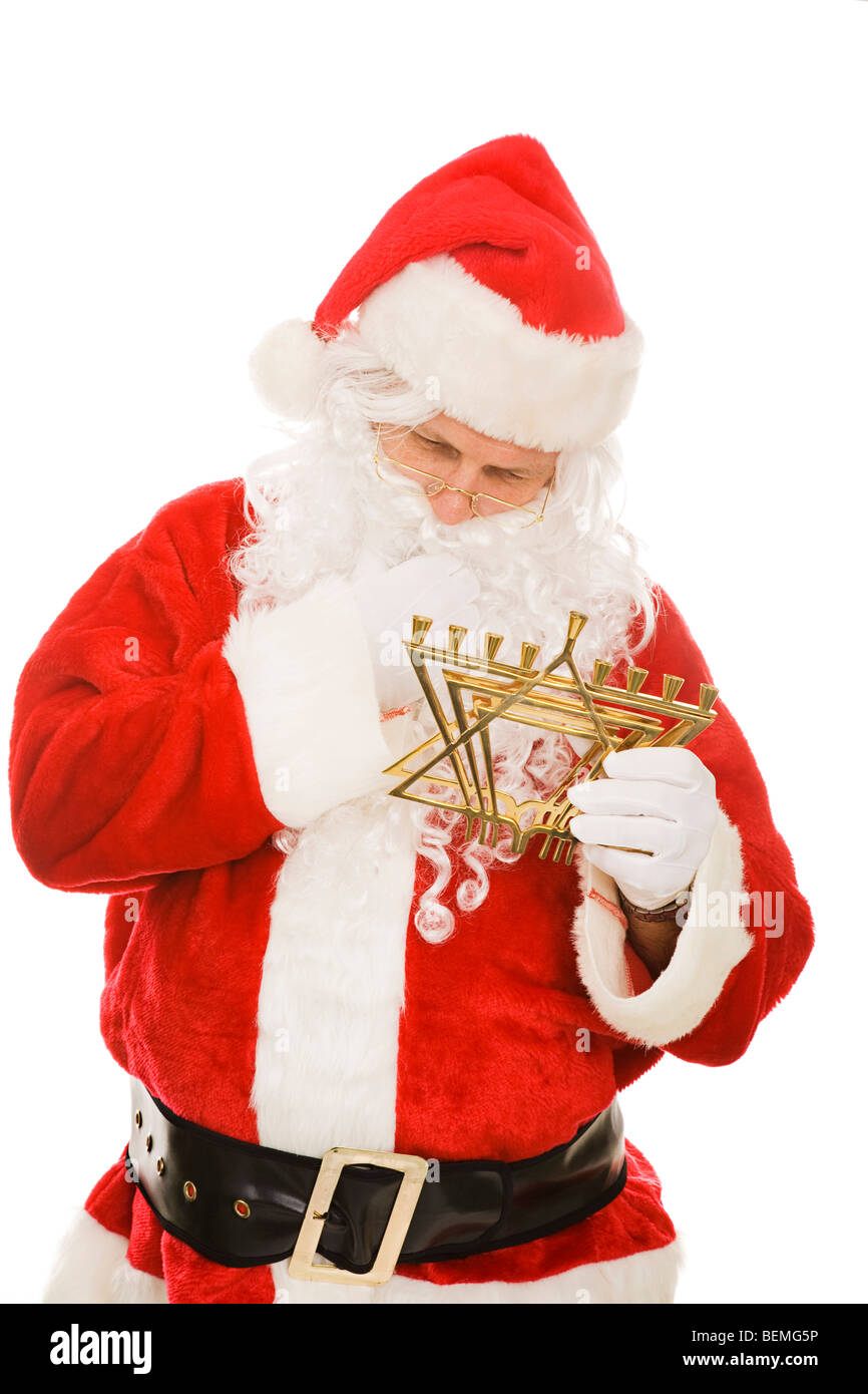 Confused man christmas Cut Out Stock Images & Pictures - Alamy