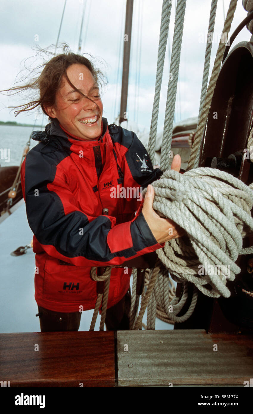 Yachtswoman hi-res stock photography and images - Alamy