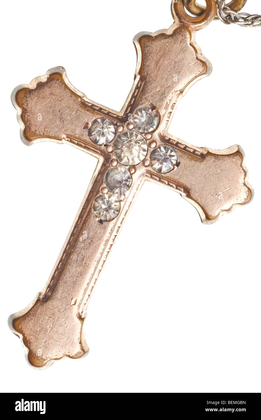Antique Irish Cross isolated on white background Stock Photo - Alamy