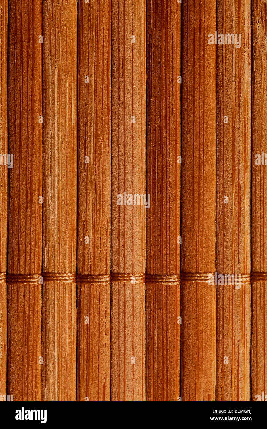 natural bamboo slatted mat background in brown tones Stock Photo - Alamy