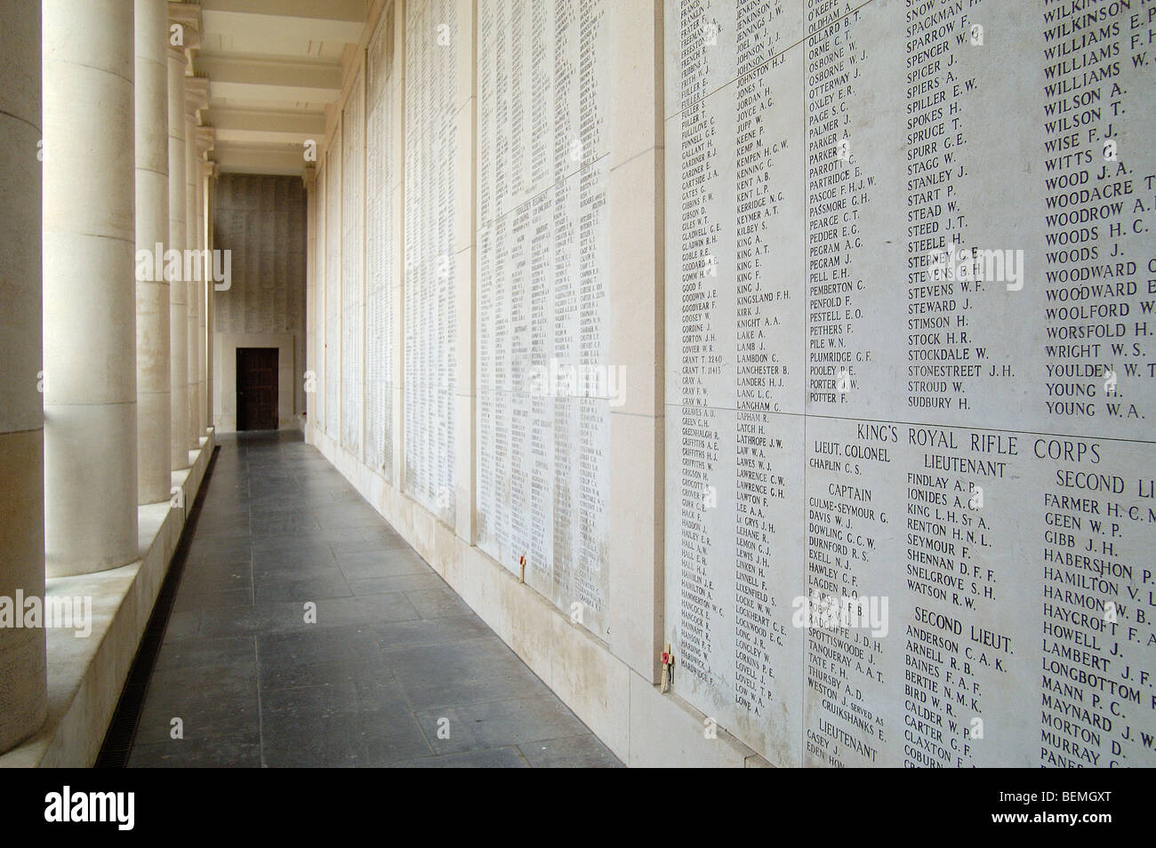 WW1 Menin Gate Memorial to the Missing in commemoration of British and ...