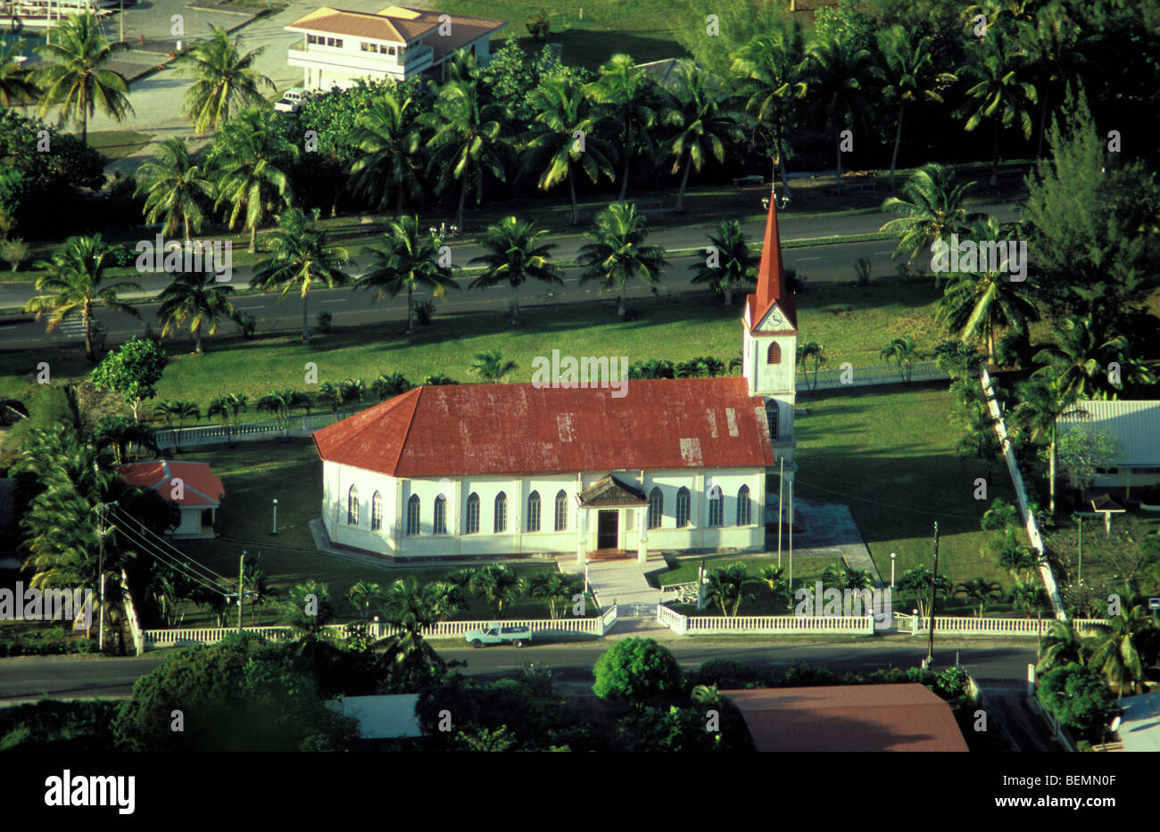 Magnificent church in nature. Raiatea. French Polynesia. Society ...