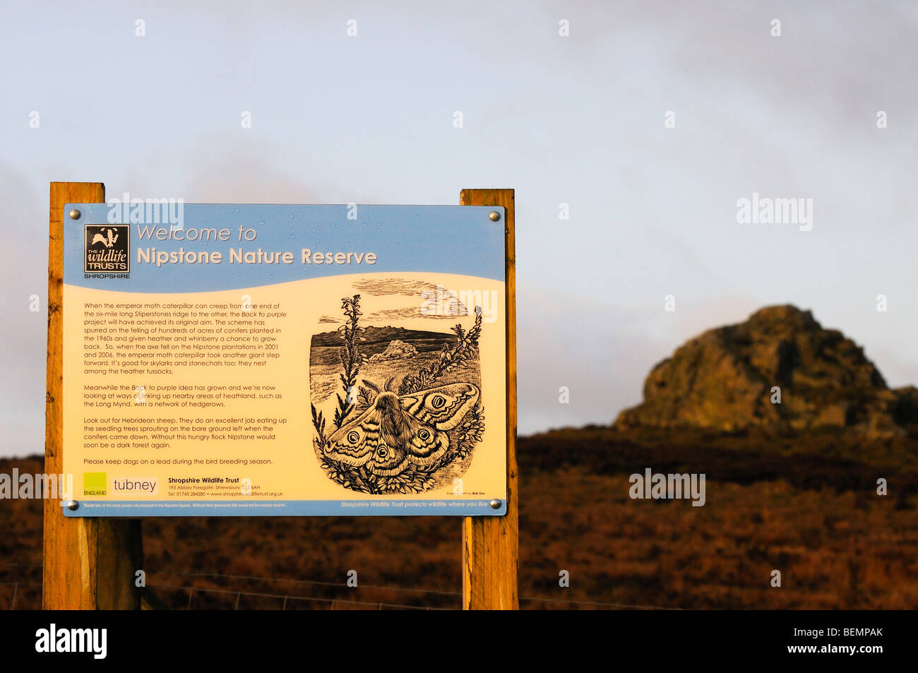 Nature reserve sign interpretation manage hi-res stock photography and ...