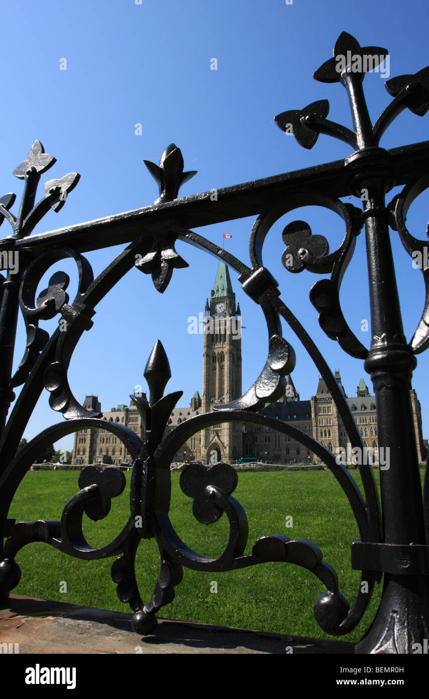 Parliament of Canada, Central Block Stock Photo - Alamy