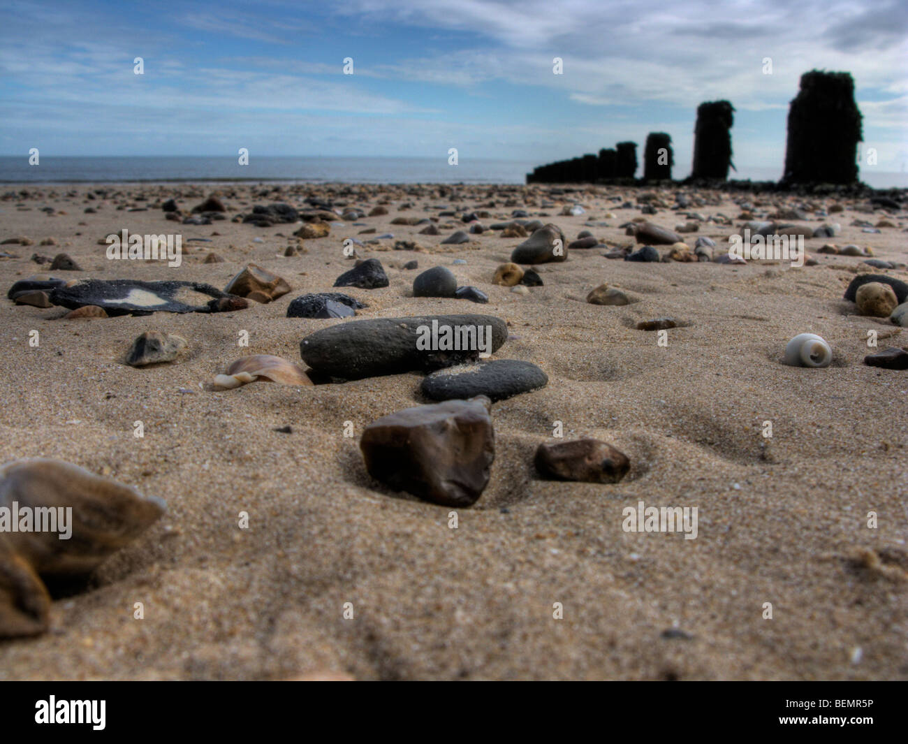 rock on the beach Stock Photo - Alamy