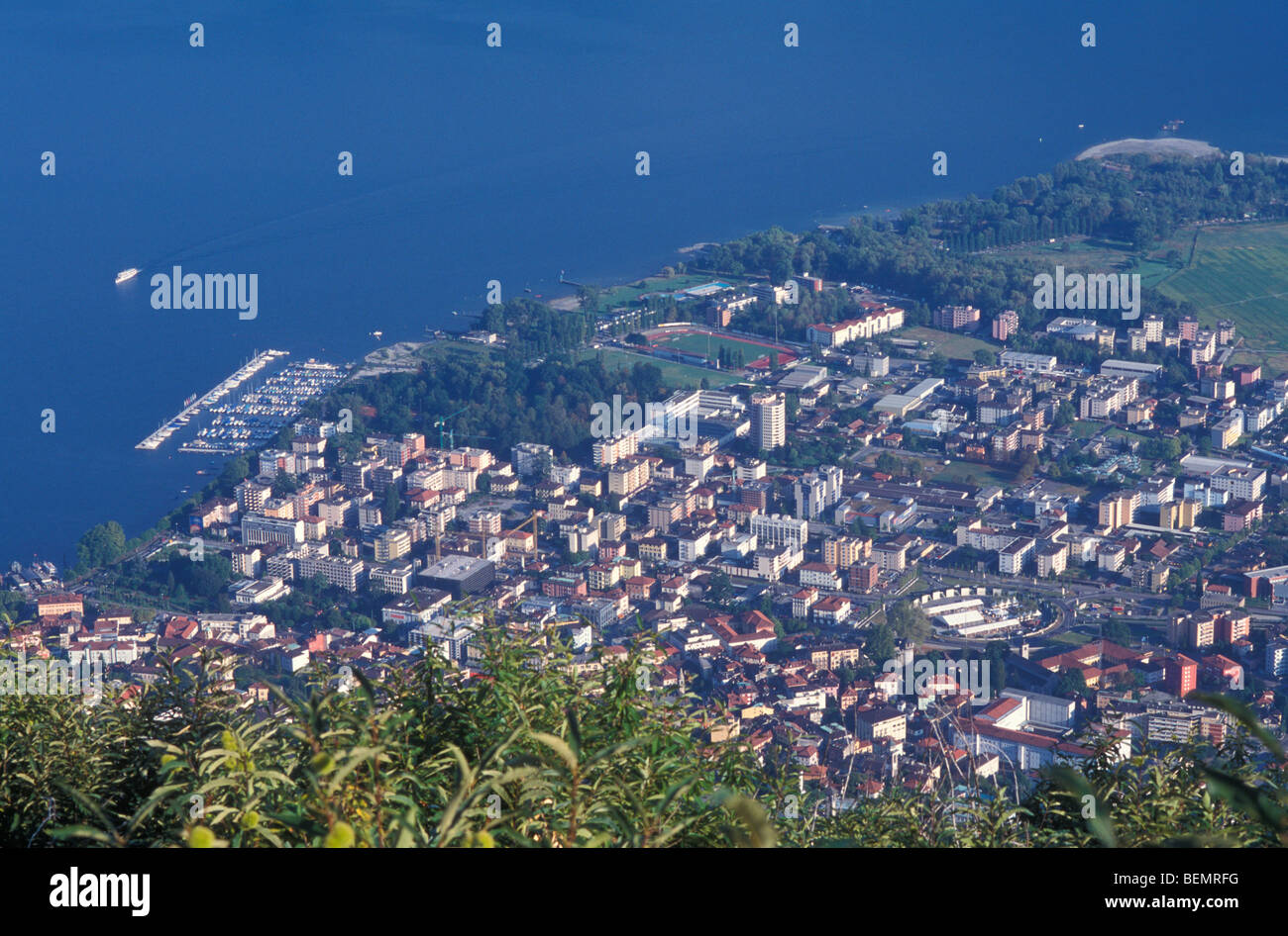 Monte bre locarno lago maggiore hi-res stock photography and images - Alamy