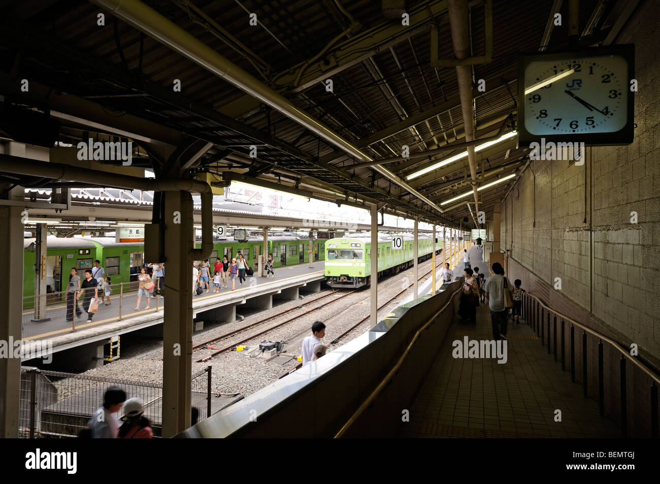 Railway. Kyoto Station. Kyoto. Kansai (aka Kinki) region. Japan Stock ...