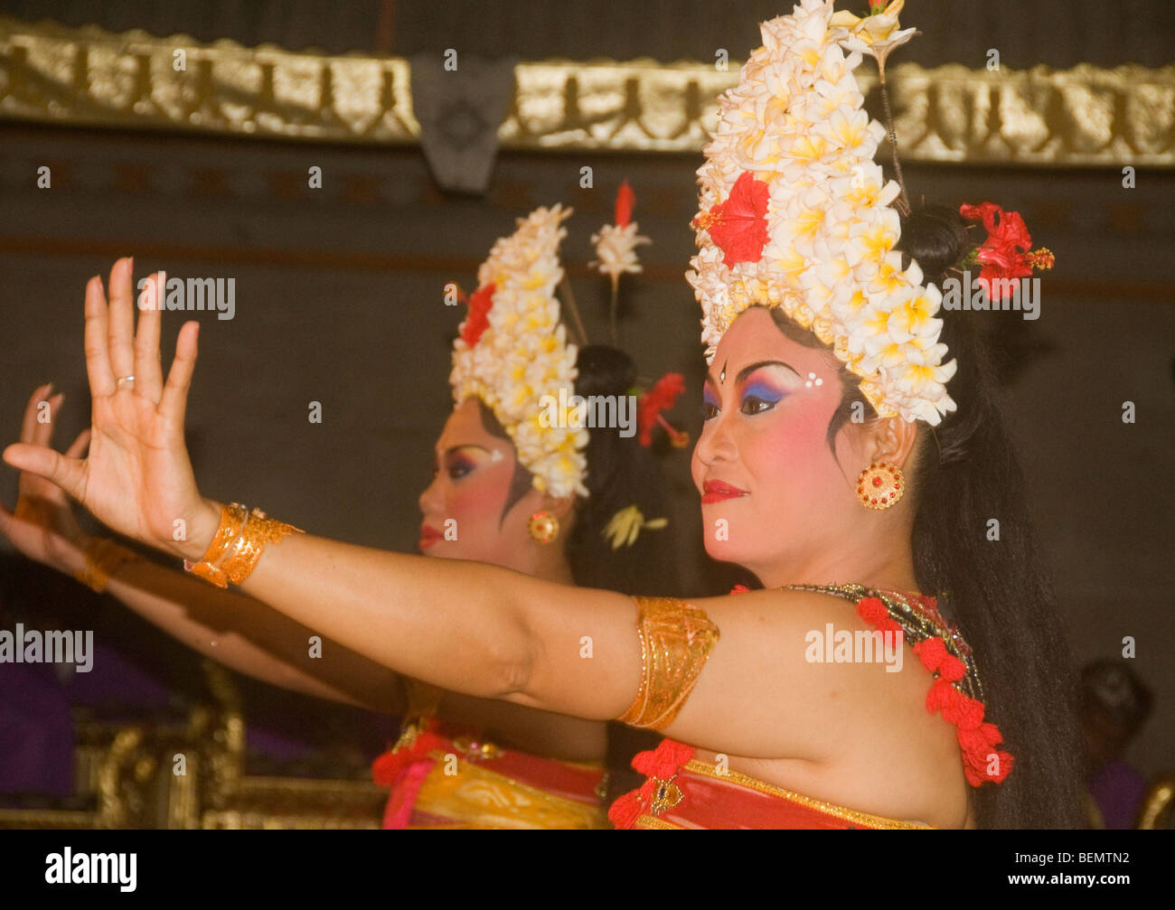 performers at a traditional Barong and Kris dance in Bali Indonesia ...