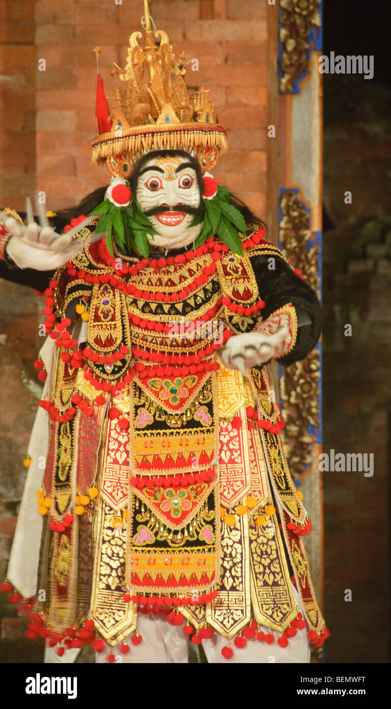 performer at a Barong and Kris dance in Bali Indonesia Stock Photo - Alamy
