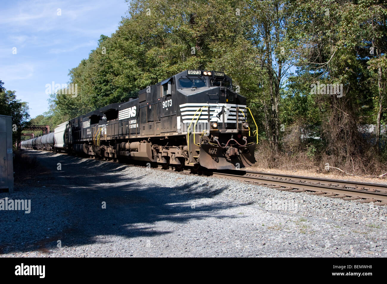 Eastbound ethanol train in NJ Stock Photo - Alamy