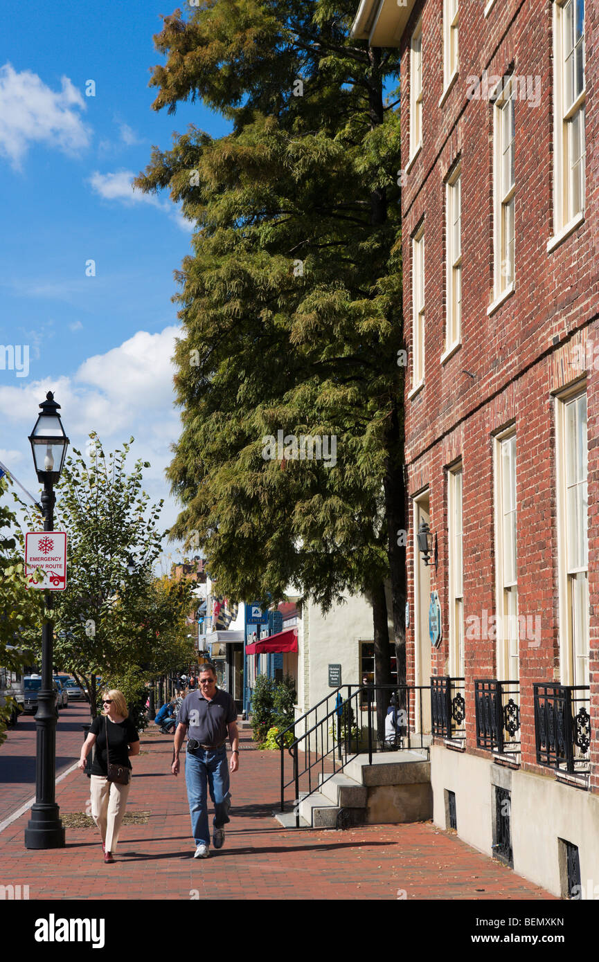 West Street, Annapolis, Maryland, USA Stock Photo - Alamy