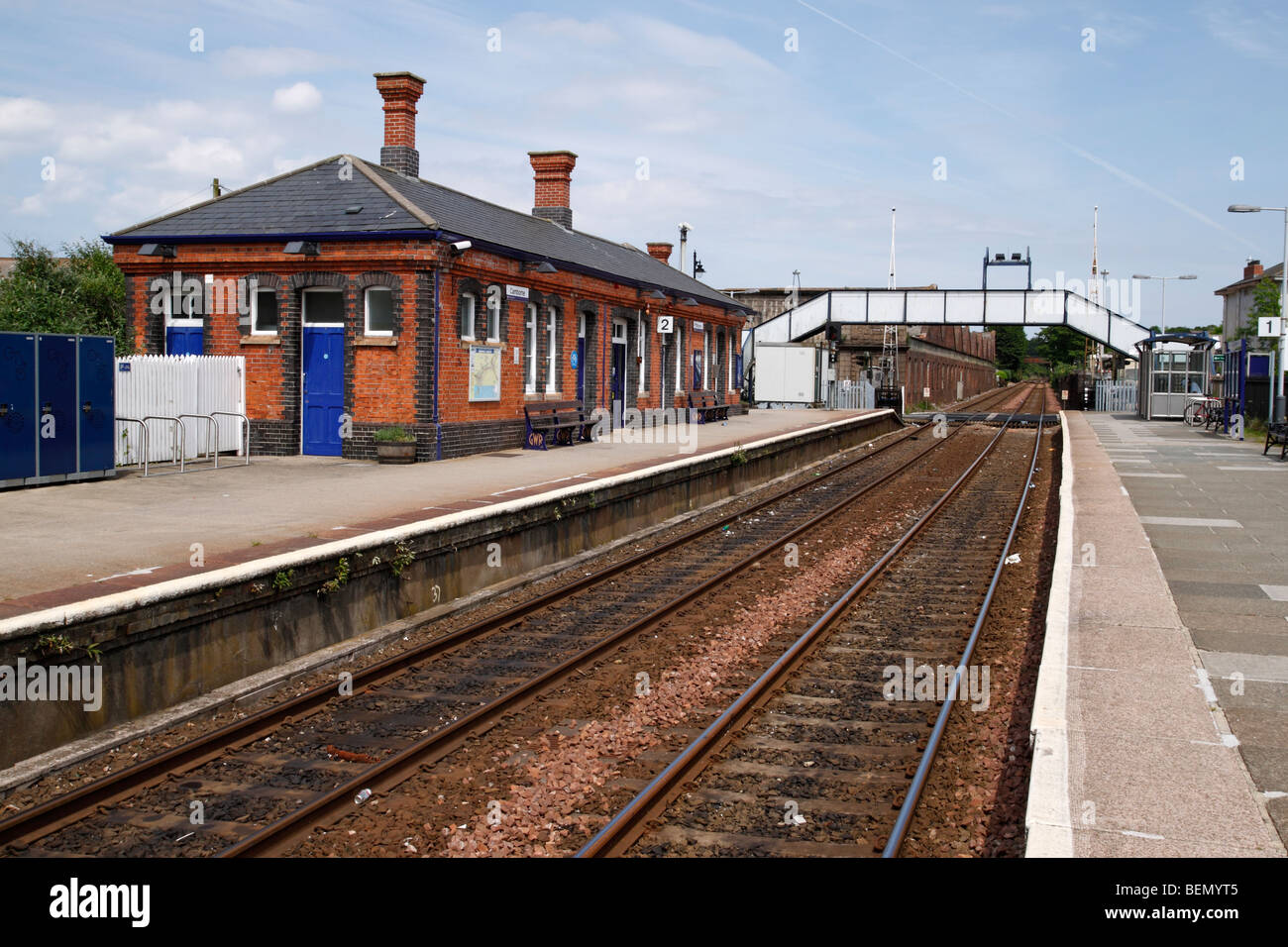 Camborne railway station, Cornwall UK Stock Photo - Alamy
