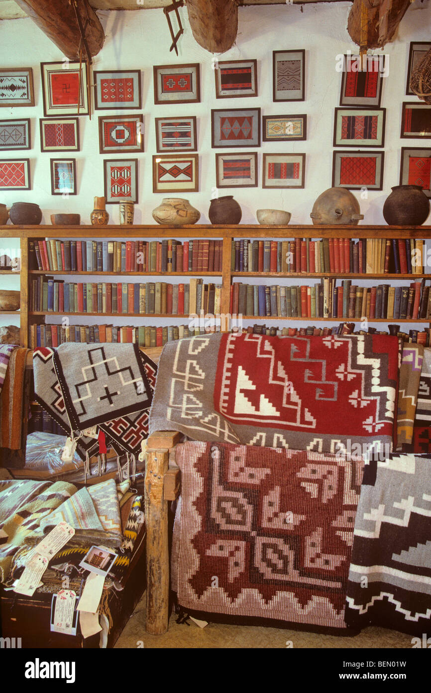 Inside the rug room at Hubbell Trading Post National Historic Site ...