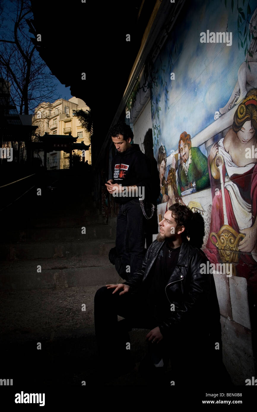 Acrassicauda Iraqi death metal band Istanbul Turkey Stock Photo - Alamy