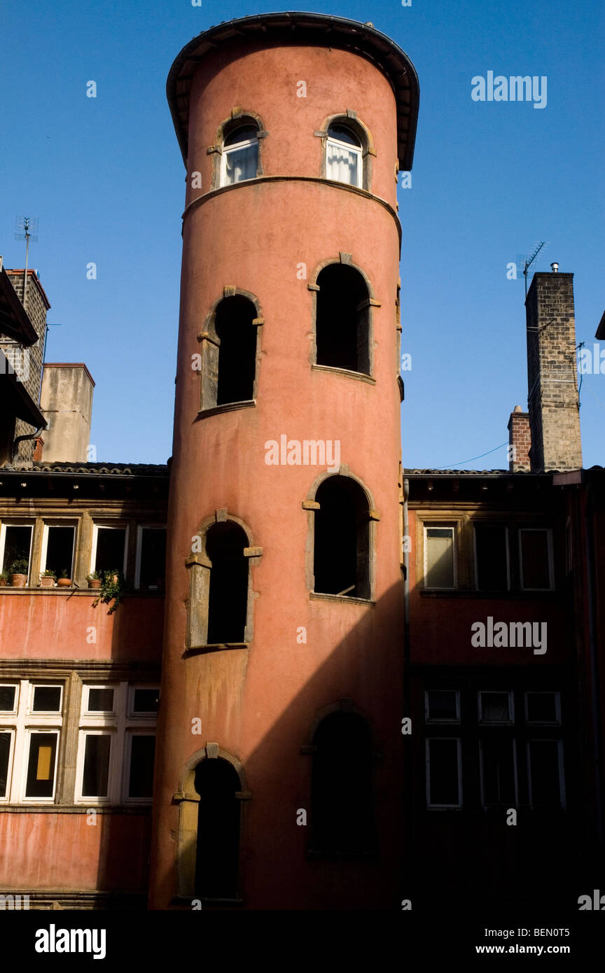 La Tour Rose, The Rose Tower, at the Crible House. 16, Rue du Beuf. St ...
