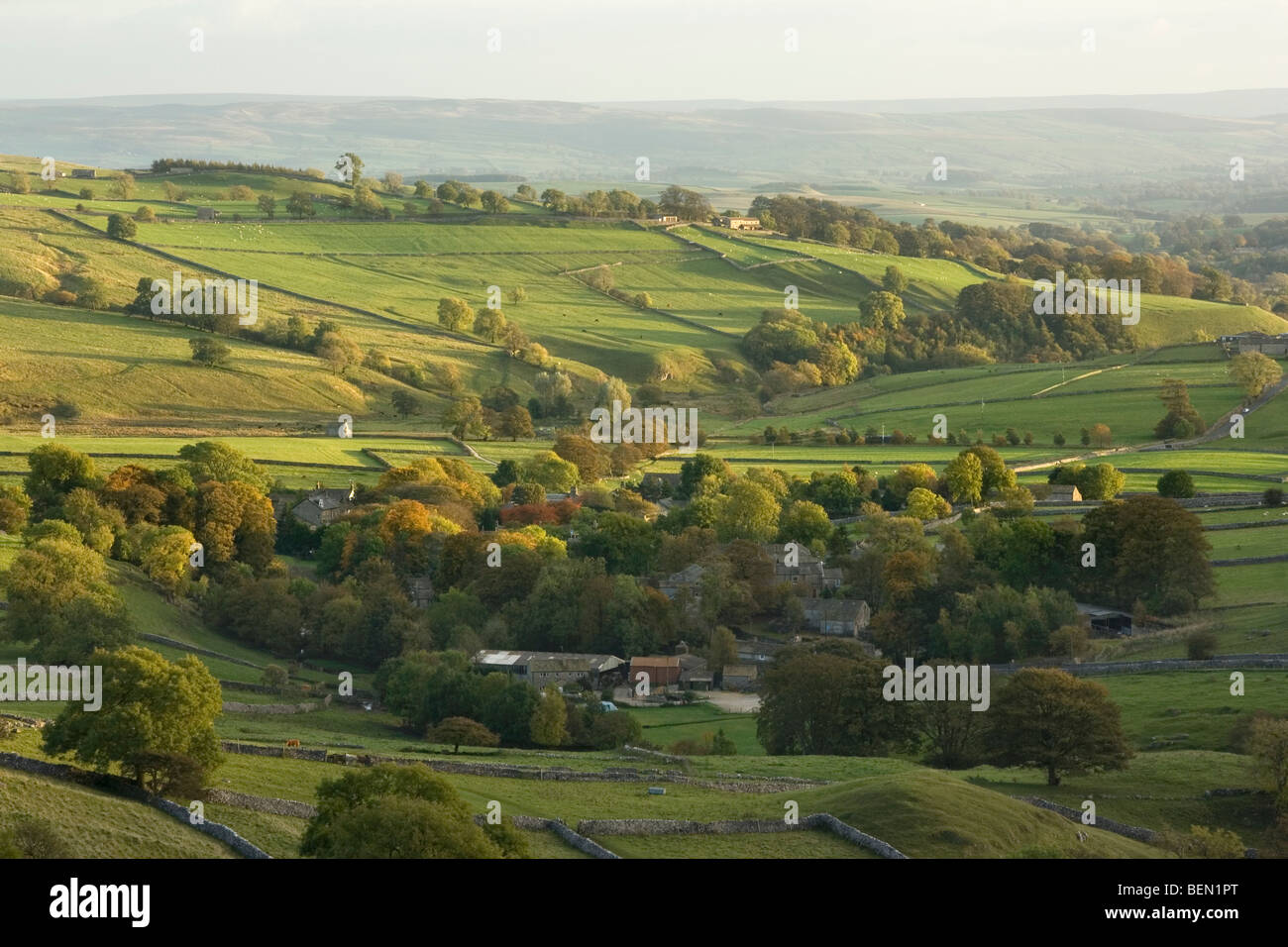 The village of Malham and Malhamdale, in the Yorkshire Dales National ...