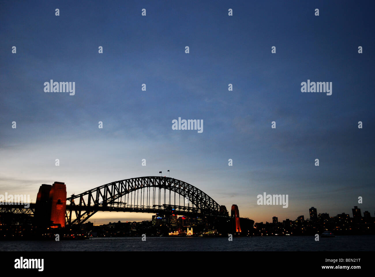 Sydney Harbour Bridge Sunset Stock Photo - Alamy